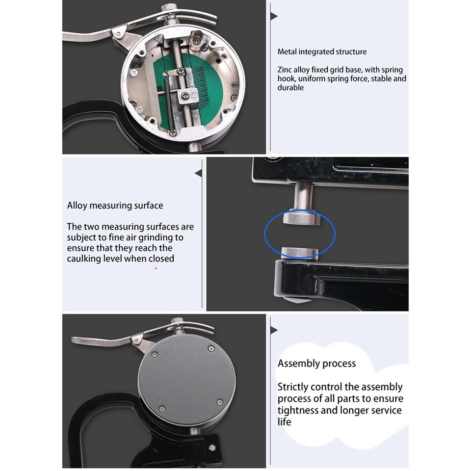 0.01mm Electronic Thickness 12.7mm Digital Micrometer Thickness ...