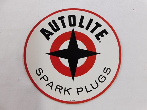 NOS OEM Ford 1960's Autolite Spark Plugs Decal Toolbox Logo Mustang ...