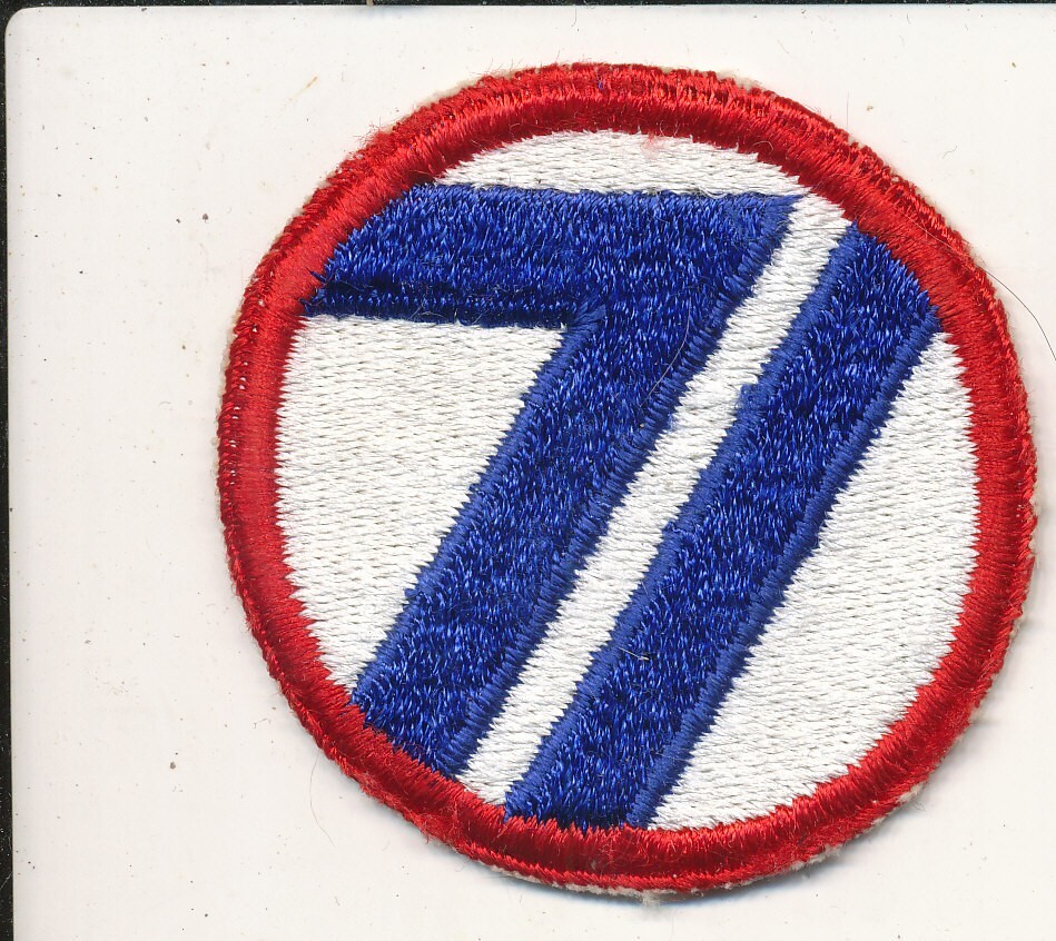 71st Infantry Division Red Circle patch US Army real WWII make | eBay