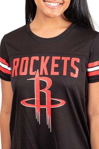 NBA Houston Rockets Women's T-Shirt Black Red Size Small | eBay