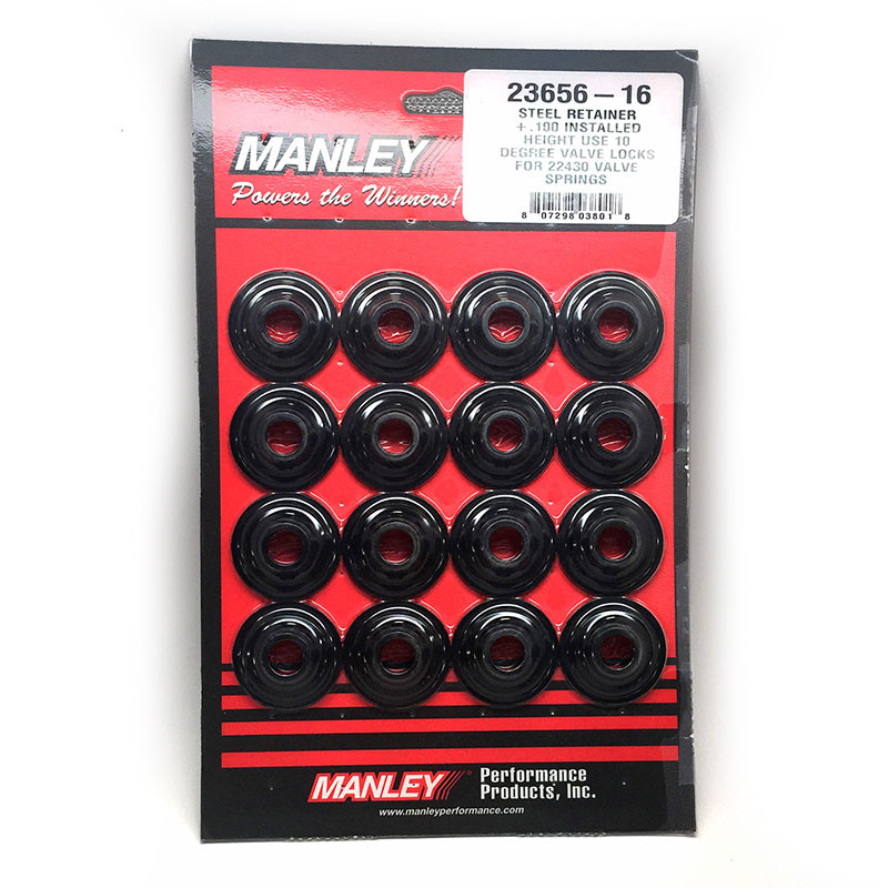 Manley Valve Spring Retainer Set 23656-16; Chromoly 10 deg 1.500" to 1. ...