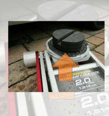 Trolley Jack Saddle pad Large jacking pad jack pad 10mm slot Rubber Pad ...