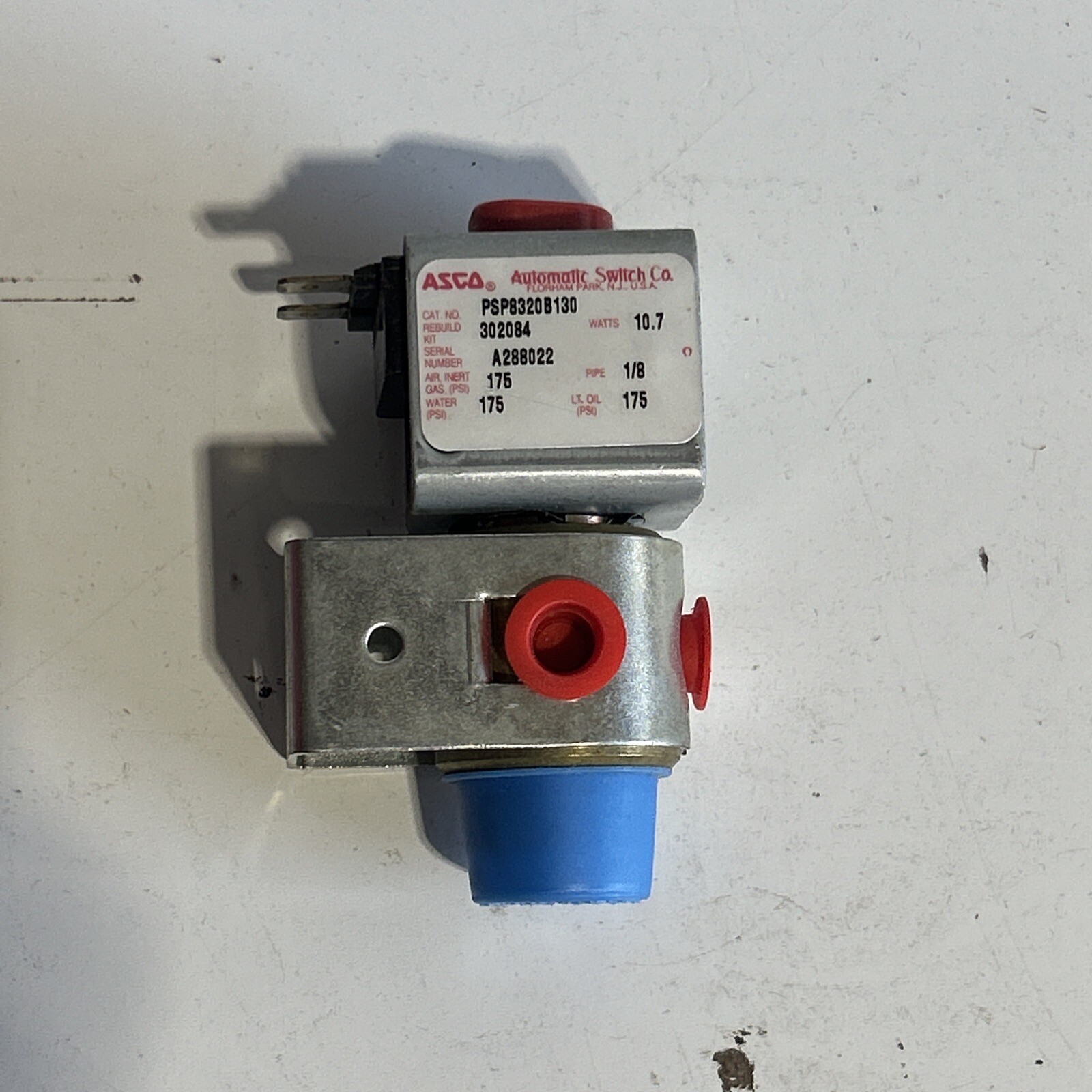 ASCO 3 Way Valve PSP8320B130 24v coil /60hz | eBay