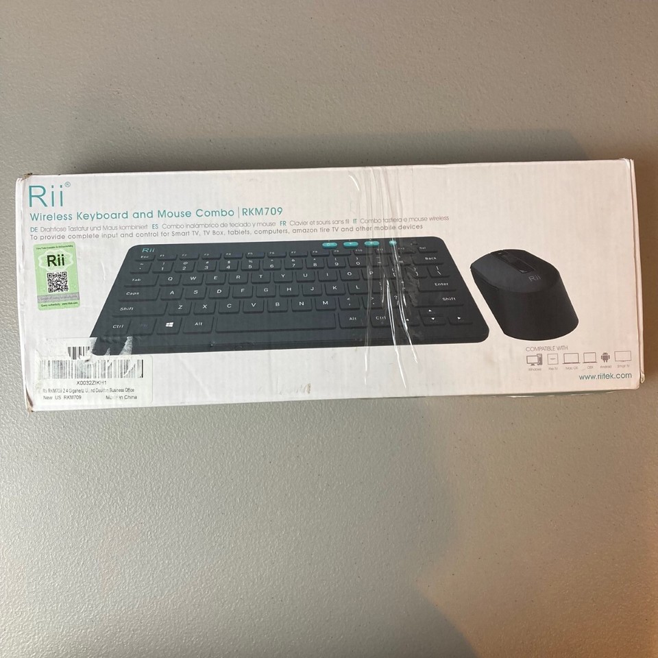 Rii RKM709 2.4 GHZ Ultra-Slim Wireless Keyboard/Mouse Combo | eBay