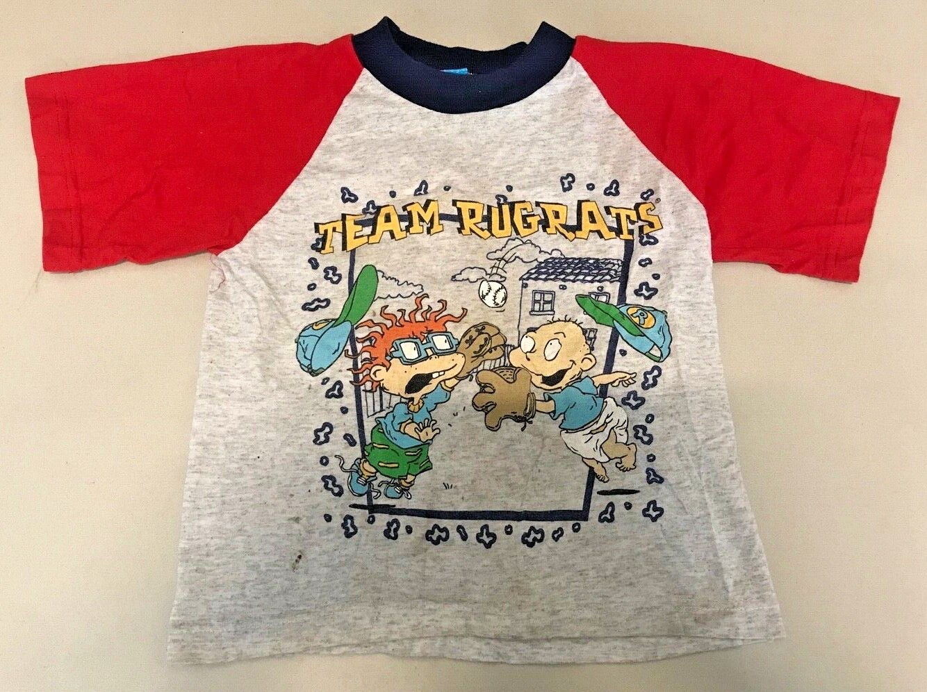 Vintage 1998 Viacom Team Rugrats Baseball T-Shirt You… - Gem