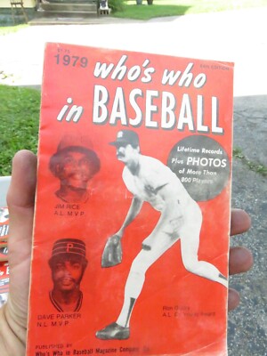 WHO'S WHO IN BASEBALL 1979 (Guidry, Rice & Parker on the cover) | eBay