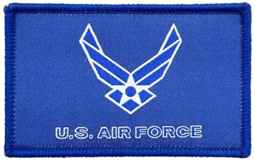 United States Air Force Woven Tactical Military Hook and Loop Patch 3X2 ...