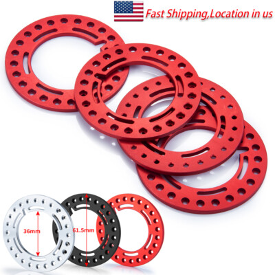 4PCS Aluminum Alloy 2.2" Wheel Outer Beadlock Ring for 1/10 Wraith RC ...
