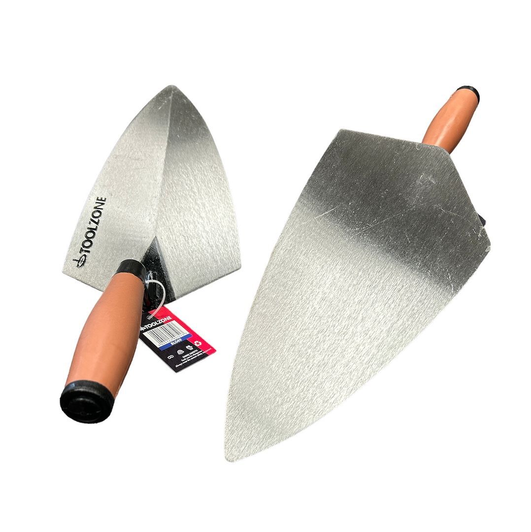 2 x (Two) 11" Soft Grip Brick Trowel Brickie Trowels DIY Cement Tool 2 ...