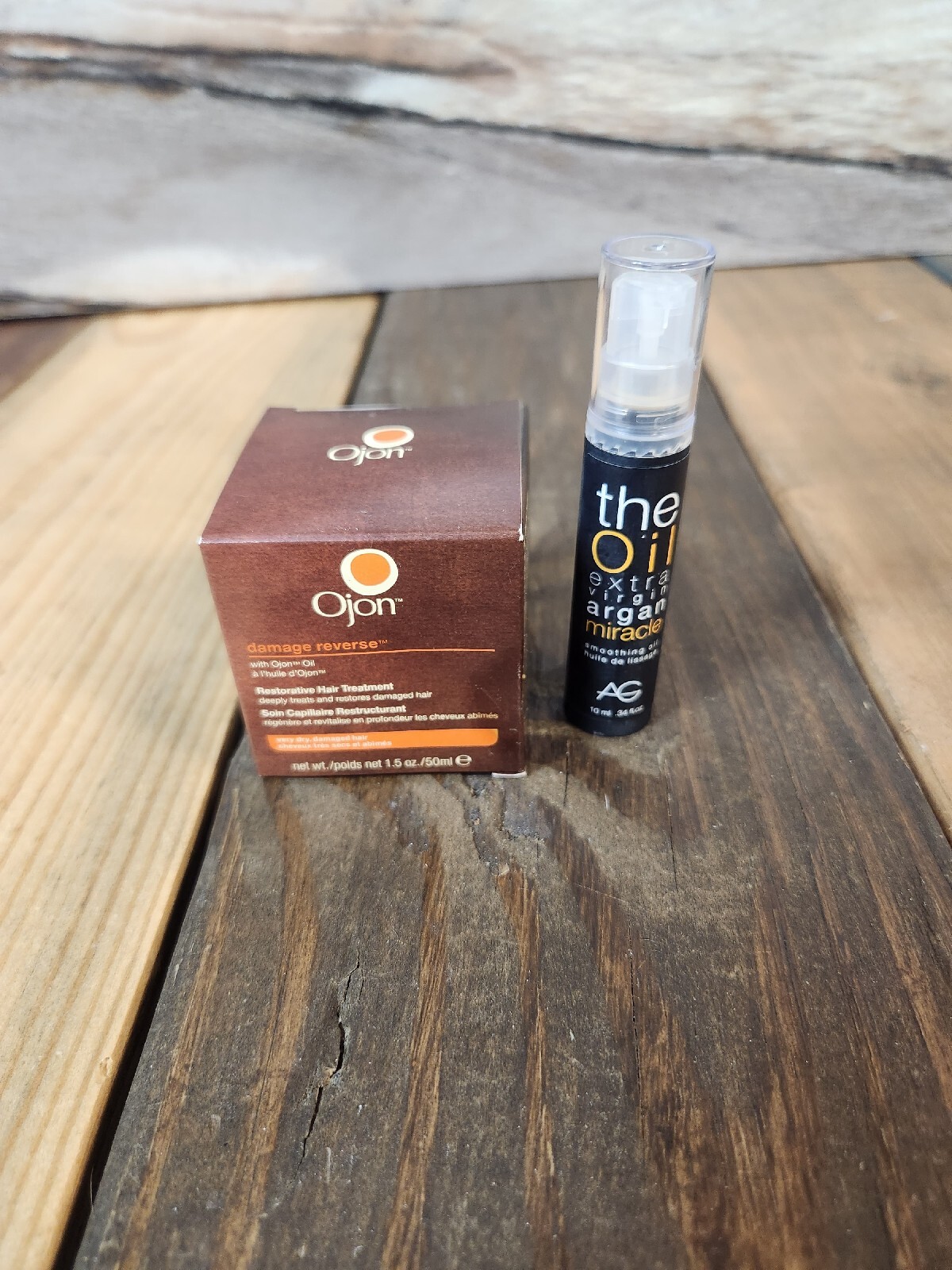 Ojon Damage Reverse Restorative Hair Treatment 1.5 oz BONUS AG The Oil ...