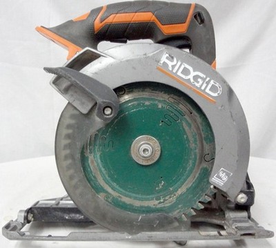 RIDGID Model R8651 18v 6-1/2" Brushless Cordless Circular Saw Power ...