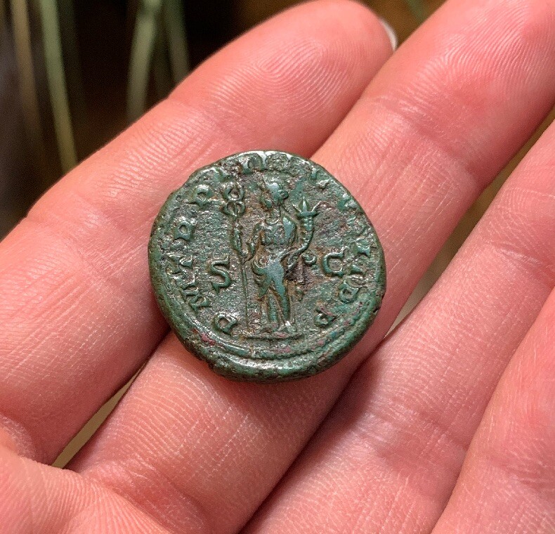 RARE Ancient Roman Coin AE As PHILIP I THE ARAB 244-249AD FELICITAS ...