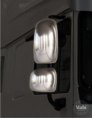 For DAF XF 95 Chrome Mirror Cover Stainless Steel 4 Pieces | eBay