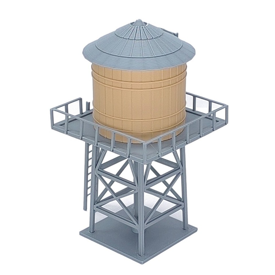 Outland Models Railway Trackside Water Tower (Wood Style) 1:87 HO Scale ...