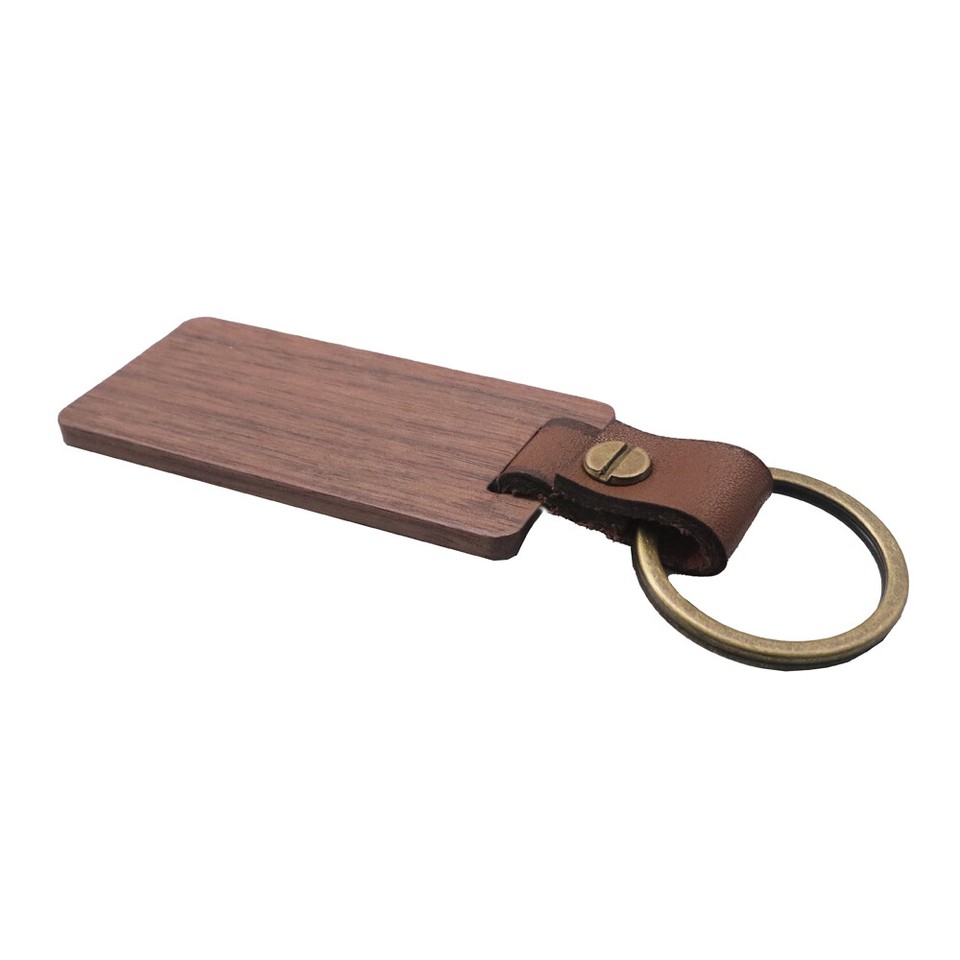 10 Pack DIY Blank Wood Keychain Key Tags Personalized Wood Keychains ...