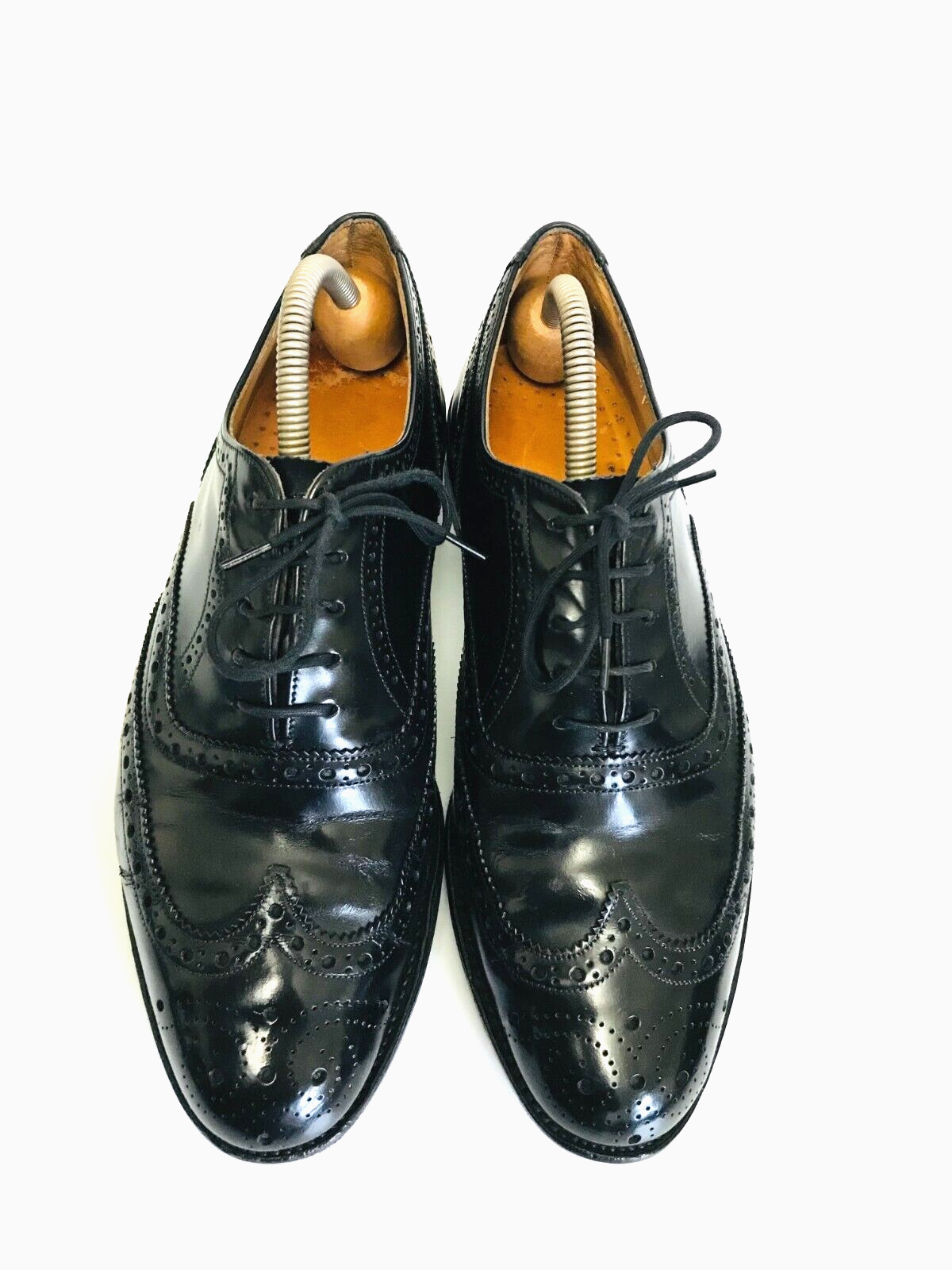 LOAKE Leather Wingtip Brogues Metal Tap Shoes Men's UK 6 Made In ...