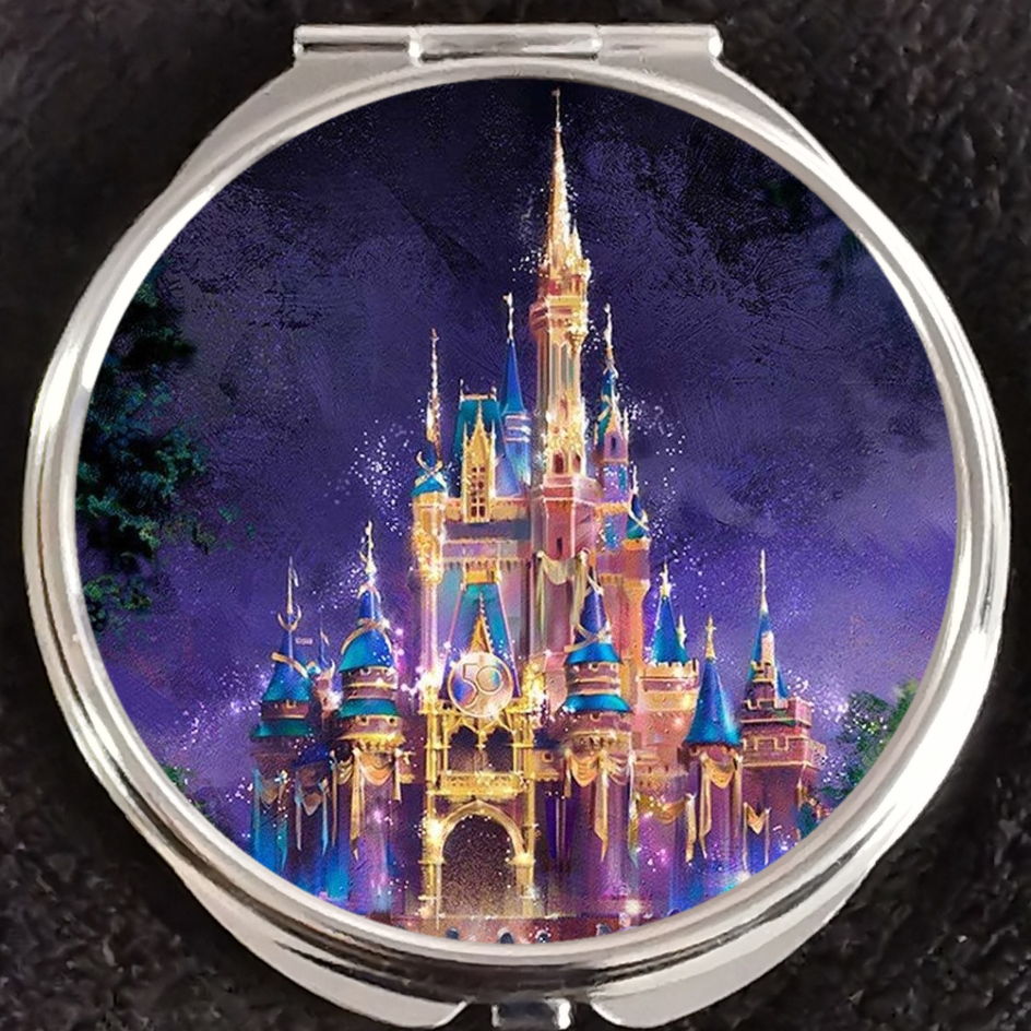 Princess Cinderella Castle Disneyland Walt Disney World Makeup Compact ...