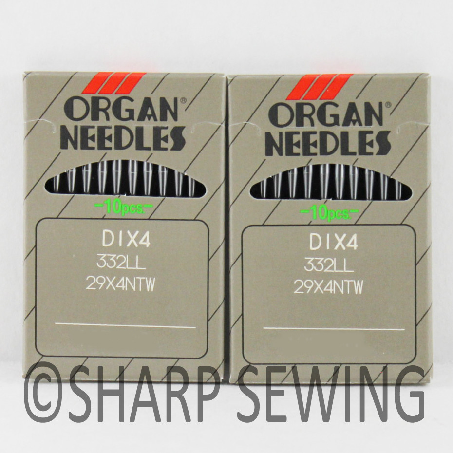20 ORGAN 29X4 #23 LEATHER POINT SEWING NEEDLES SINGER 29K 29-4 29U ...