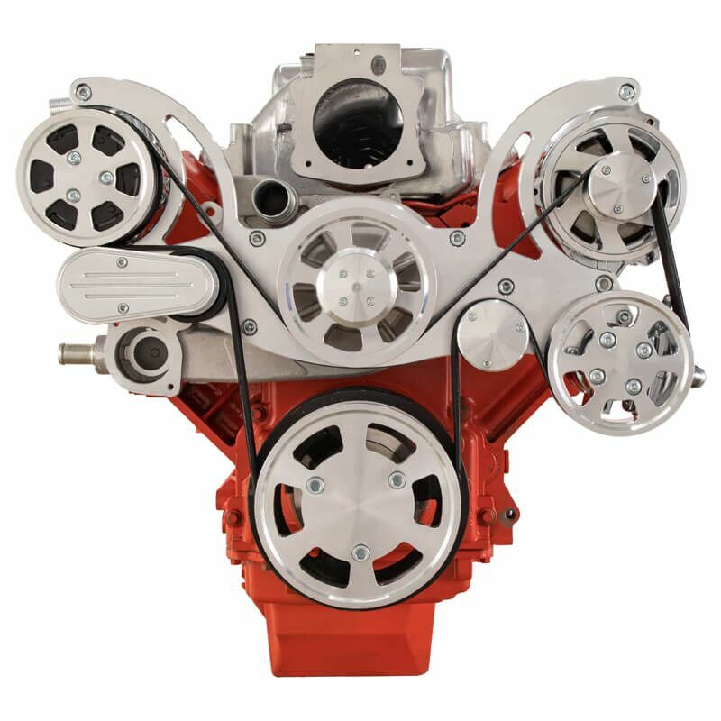 Chevy LS All Inclusive Serpentine System LS1 LS2 LS3 LS6 AC PS ALT Mid ...