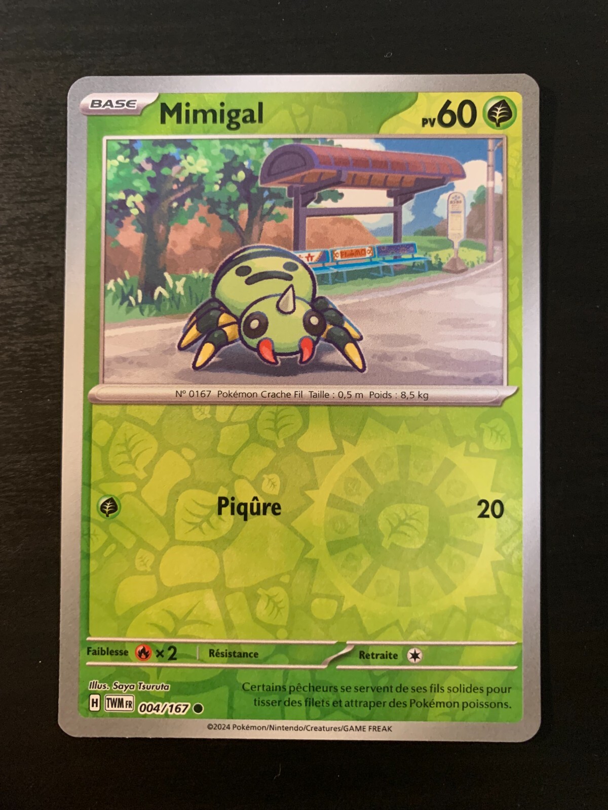 Carte Pokémon REVERSE Mimigal 004/167 TWM Mascarade Crépusculaire FR ...