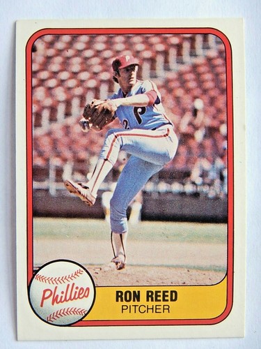 Ron Reed #11 Fleer 1981 Baseball Card (Philadelphia Phillies) VG | eBay