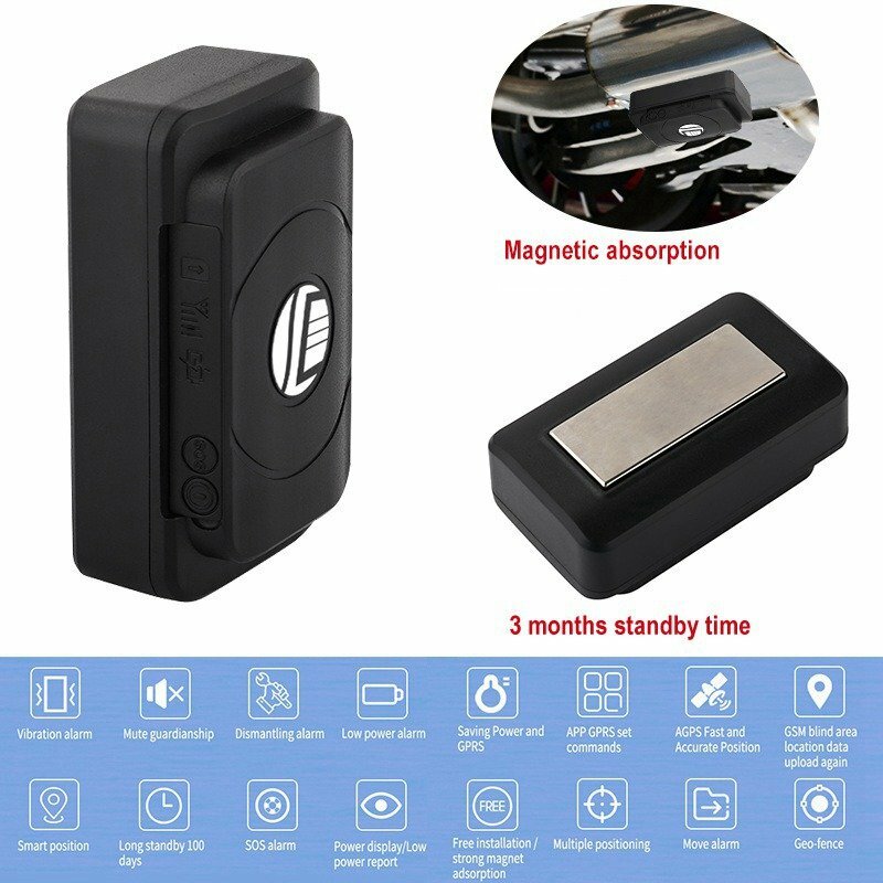 Portable Magnetic Hidden GPS Tracker for Car Vehicle Tracking Device ...