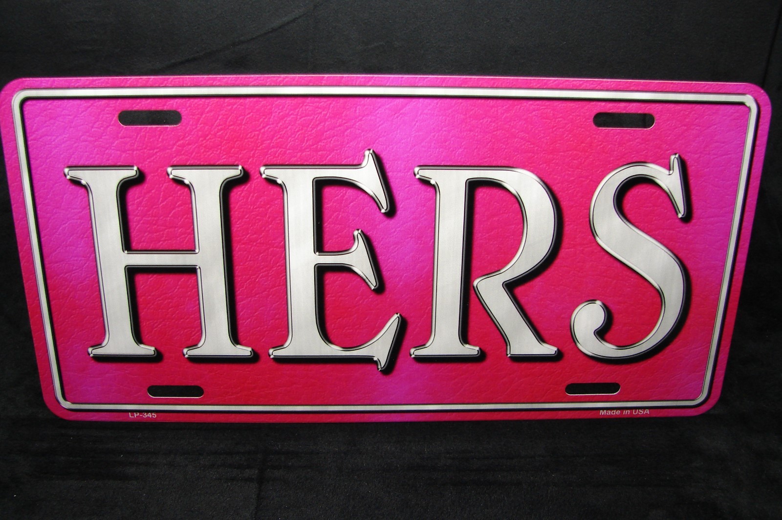 HERS METAL CAR LICENSE PLATE AUTOTAG | eBay