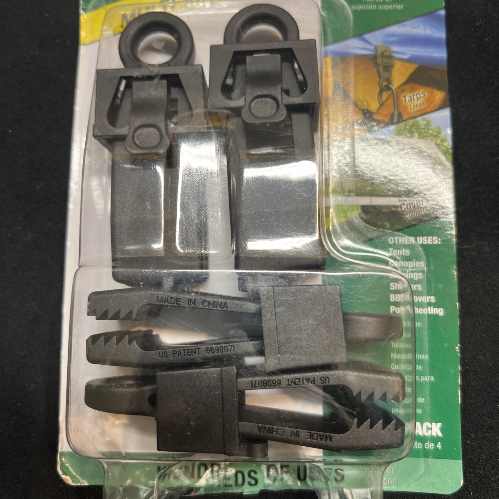 New Homax CinchTite Multi Purpose Tarp Clip (4-Pack) | eBay