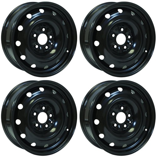 Set of 4 Black 16in Steel Wheel Rims for Ford Escape, RTX X99154N 5Lug ...
