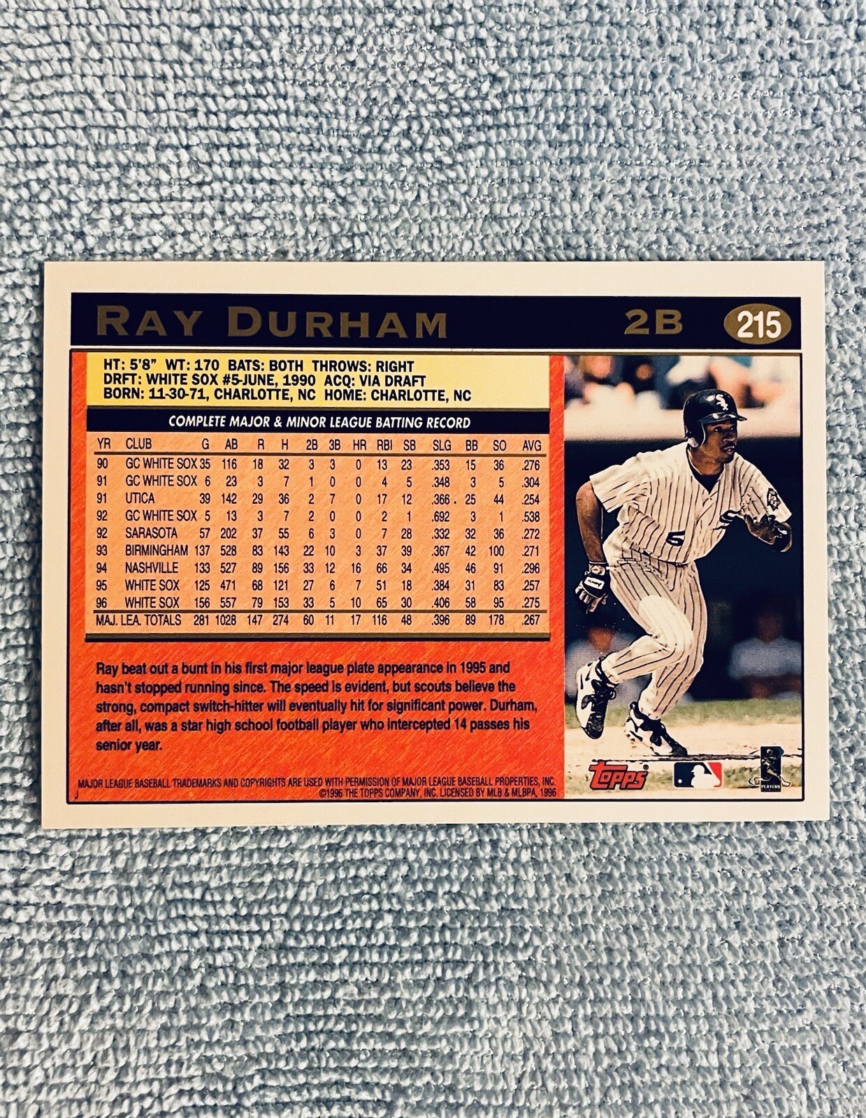 1997 Topps - #215 Ray Durham for sale online | eBay