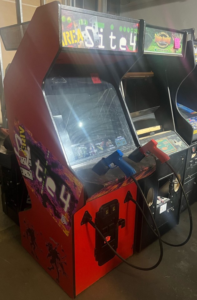 SITE 4 ARCADE MACHINE by ATARI 1998 (AREA 51) | eBay