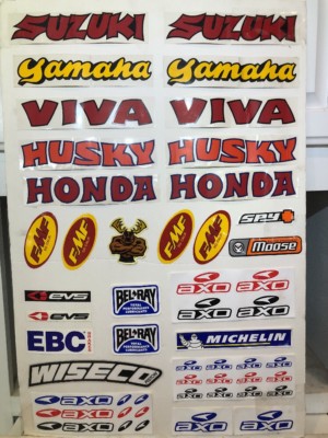 Vintage Motocross Sticker Variety Pack | eBay
