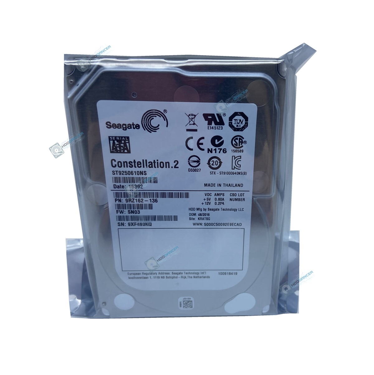 Seagate ST9250610NS Constellation 250GB 2.5 SATA 7.2K 6Gb Enterprise ...