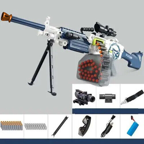 Soft Bullet Toy Gun Dart Foam Pellet Blasters 3 Fire Modes Shotgun ...
