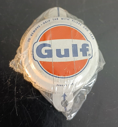 1950s Gulf Oil 11-5288 Tri-Sure Bottle Metal Cap, American Flange, New ...