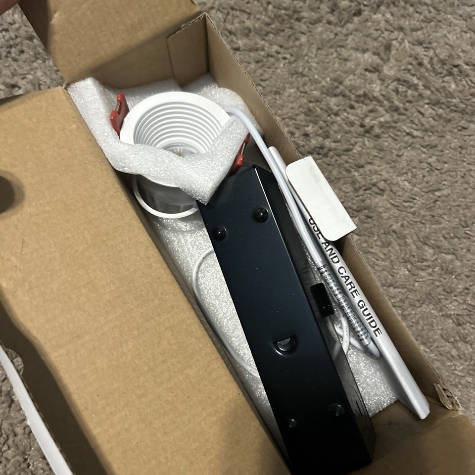 Commercial Electric Slim Baffle Integrated LED 2 in Round Canless ...