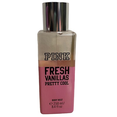 Victoria's Secret Pink Fresh Vanillas Feel Flirty Body Mist 8.4 oz ...