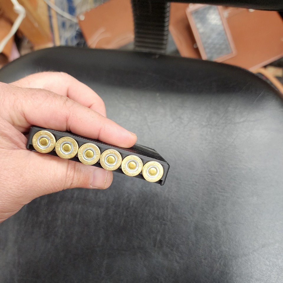 Shell Holder for 410 ga shells. Holds 6 for EDC. Compact way to carry ...