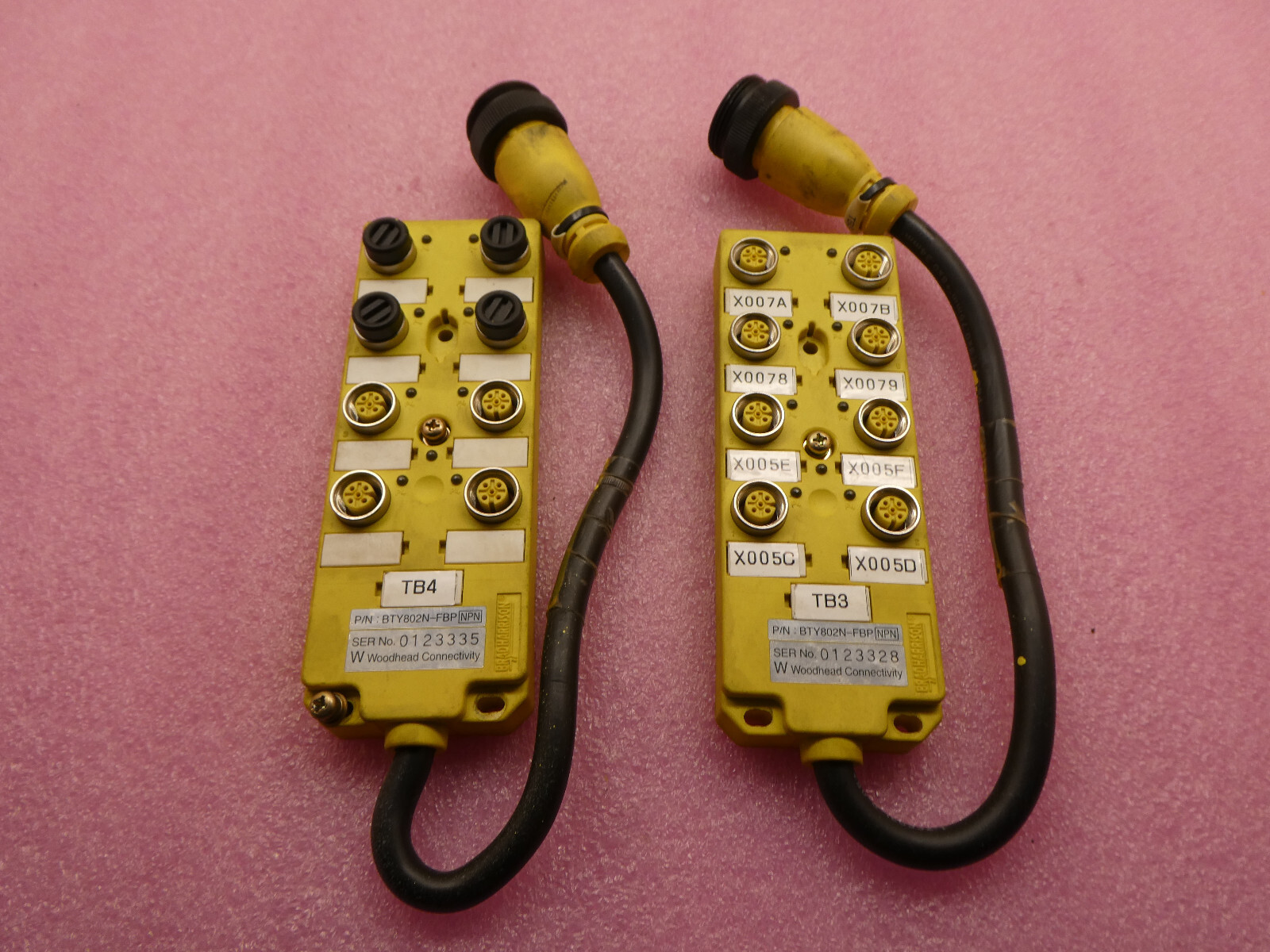 (LOT OF 2) WOODHEAD / BTY802N-FBP / 8-PORT INTERCONNECT SYSTEM | eBay