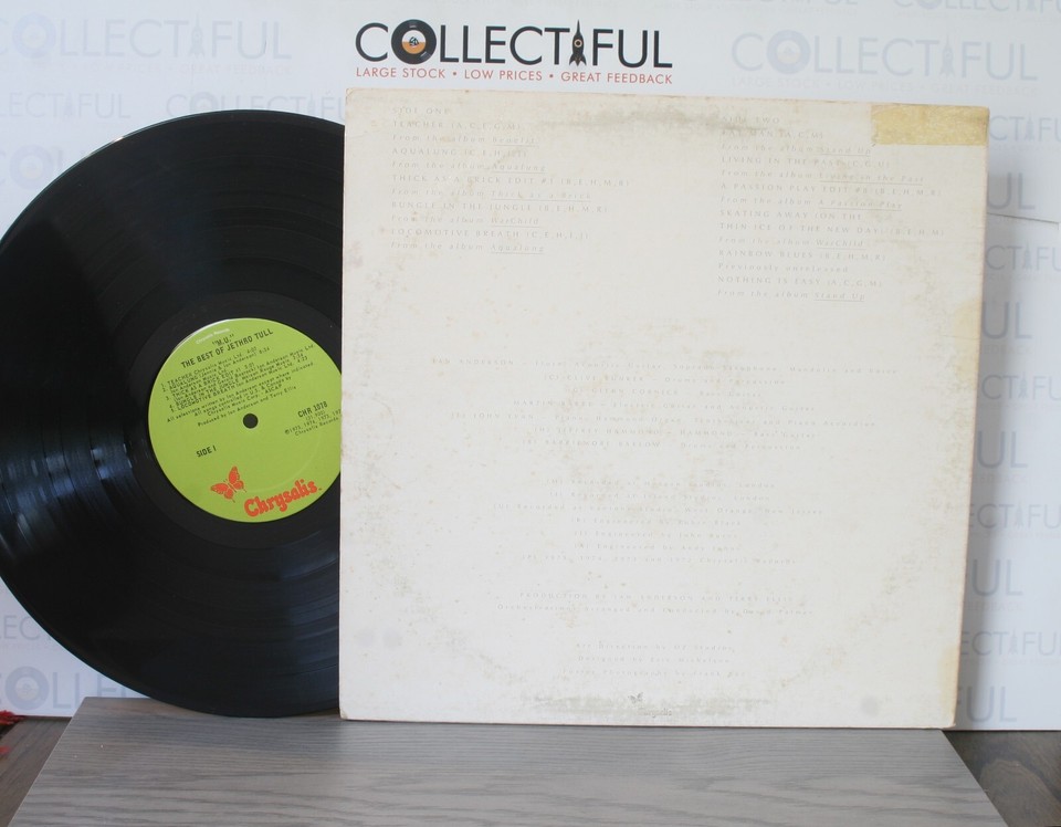 JETHRO TULL - M.U. - THE BEST OF - CHRYSALIS 1975 (GREEN LABELS) *EX ...