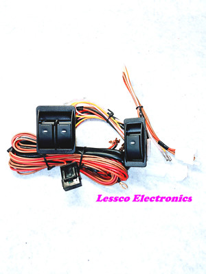 3 Piece Rocker Style 5 Wire Power Window Switch Kit (also) for Power ...