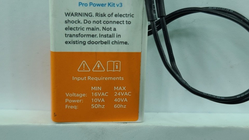 New Ring Video Doorbell Pro Power Kit V3 | eBay