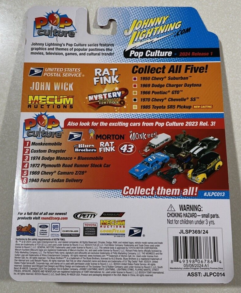 NEW 2024 JOHNNY WHITE LIGHTNING RAT FINK 1950 CHEVROLET 3100 SUBURBAN ...