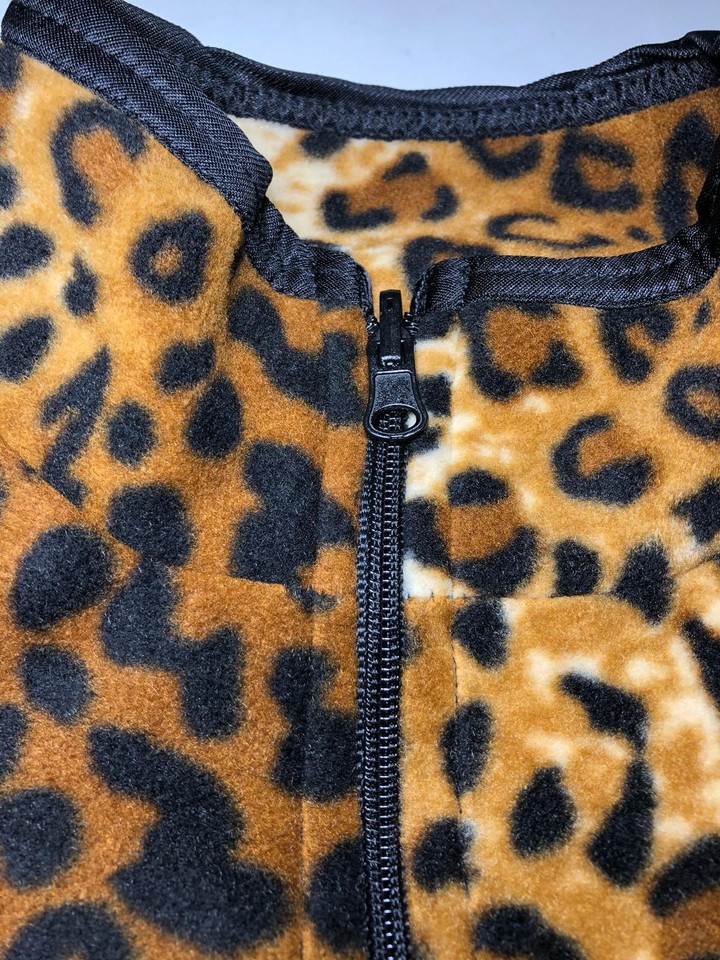 ZooFleece Leopard Animal Print Sweater Women's Full Zip Warm Jacket ...