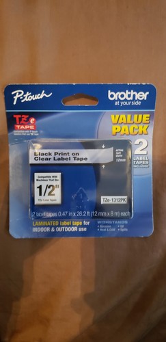 NIB P-touch Genuine Brother TZe Tape Value 23 Pack Label Tapes 1/2" TZe ...