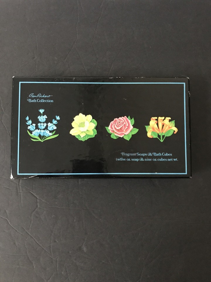 Vintage Ben Rickert Bath Collection Fragrant Soaps And Bath Cubes Set ...