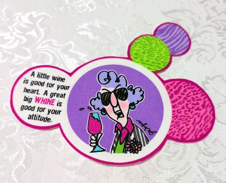 Lot of 6 Maxine Cartoon Character Iron On Patches Food Funny | eBay