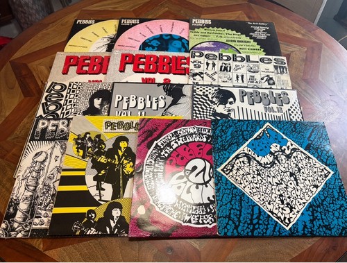 13 PEBBLES GARAGE PSYCH PUNK LPS LOT Volumes (1,2,3,7,8,9,10,11,12,13 ...