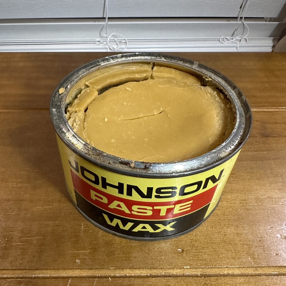 SC Johnson Paste Wax Over 85% Full Can Original Formula Discontinued ...