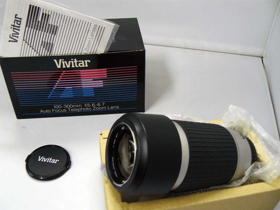 Vivitar lens - 100-300mm - f/5.6-6.7 - For Minolta or Sony Alpha ...
